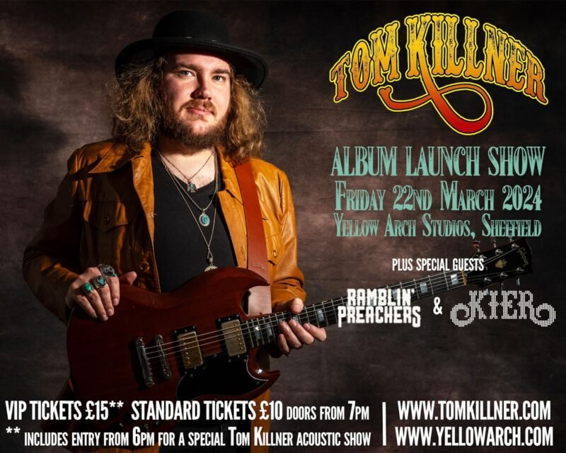Tom Killner Announces New Album Show