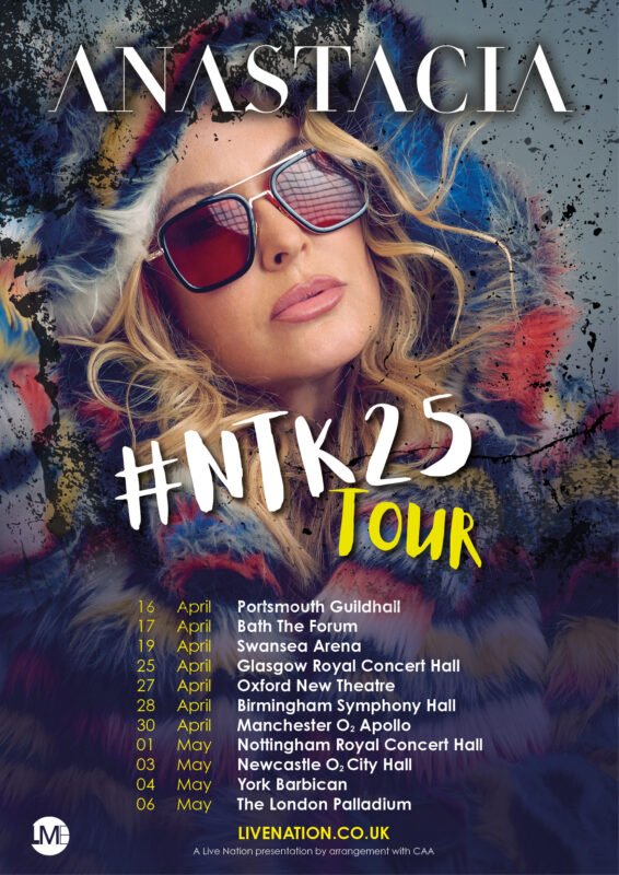 Anastacia Announces April/May 2025 'Not That Kind' 25th Anniversary UK Tour