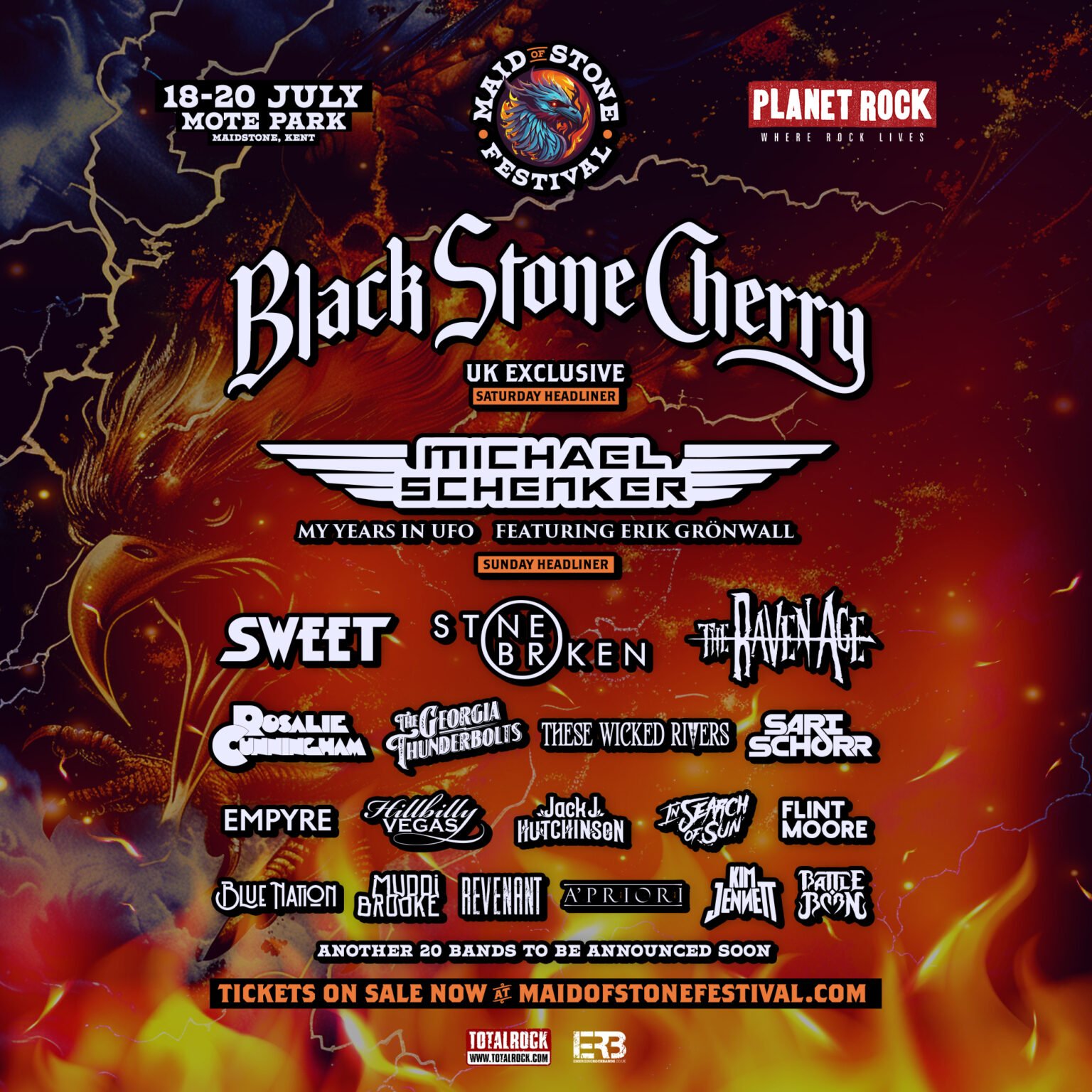 Maid Of Stone Festival 2025 Announces First 20 Bands For Lineup