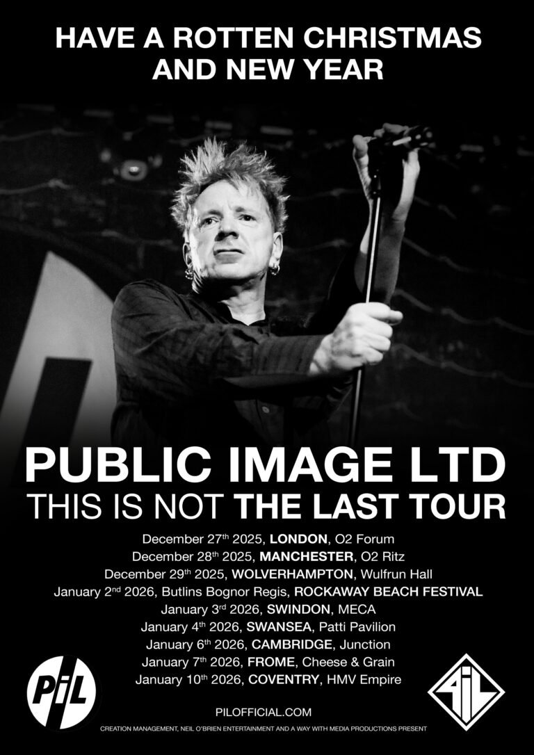 Public Image Ltd (PiL) Add Winter Leg to UK Tour