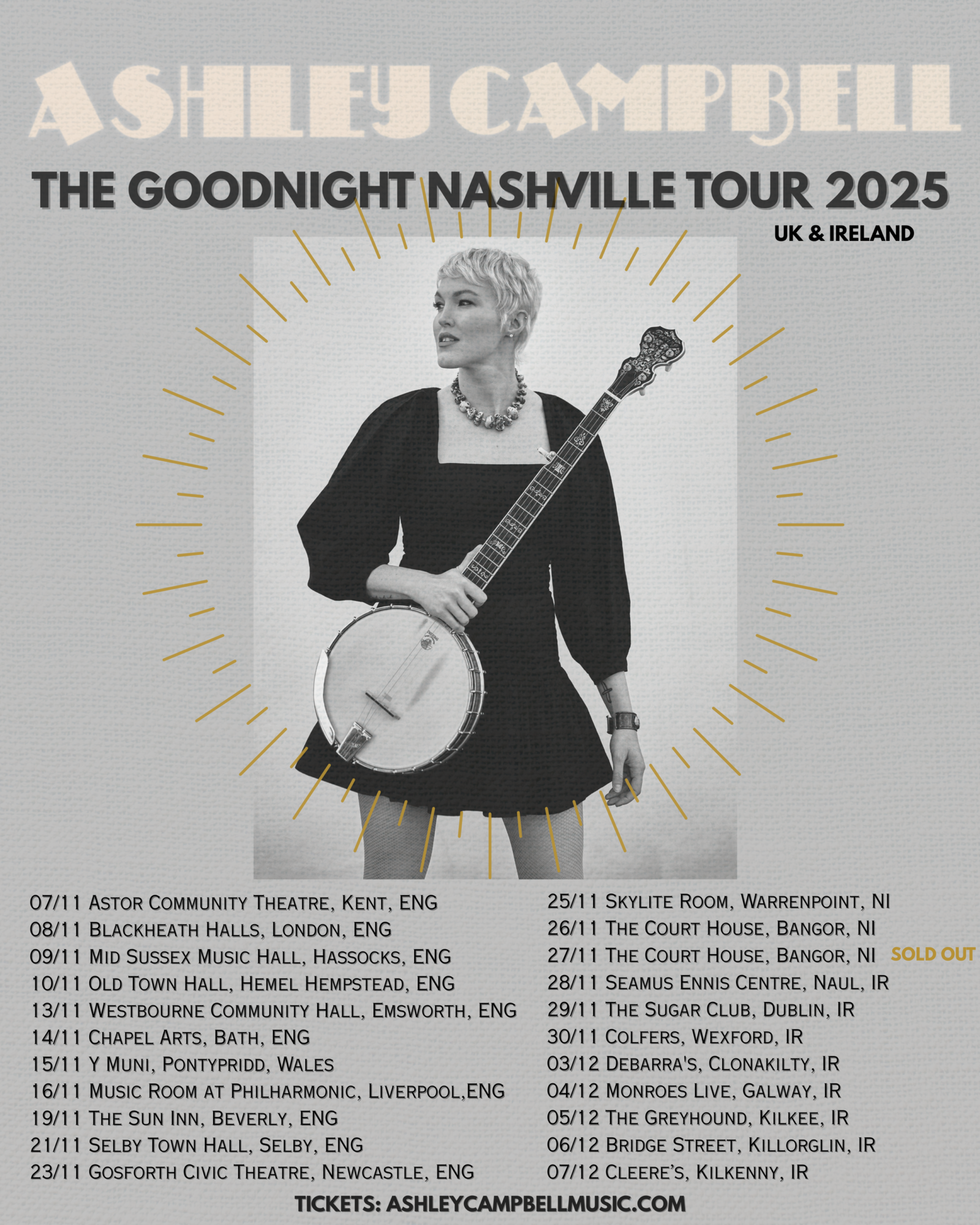 Ashley Campbell Takes New Album 'Goodnight Nashville' On The Road - UK ...