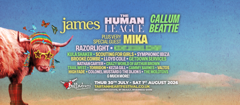JAMES, THE HUMAN LEAGUE & CALLUM BEATTIE ANNOUNCED AS HEADLINERS FOR ...